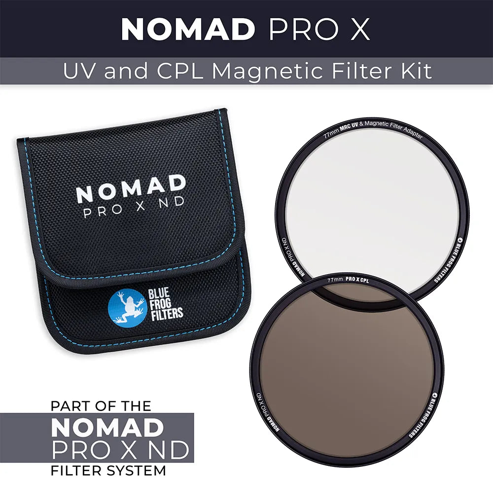 NOMAD PRO X MRC UV & CPL Magnetic Filter Kit – Blue Frog Filters
